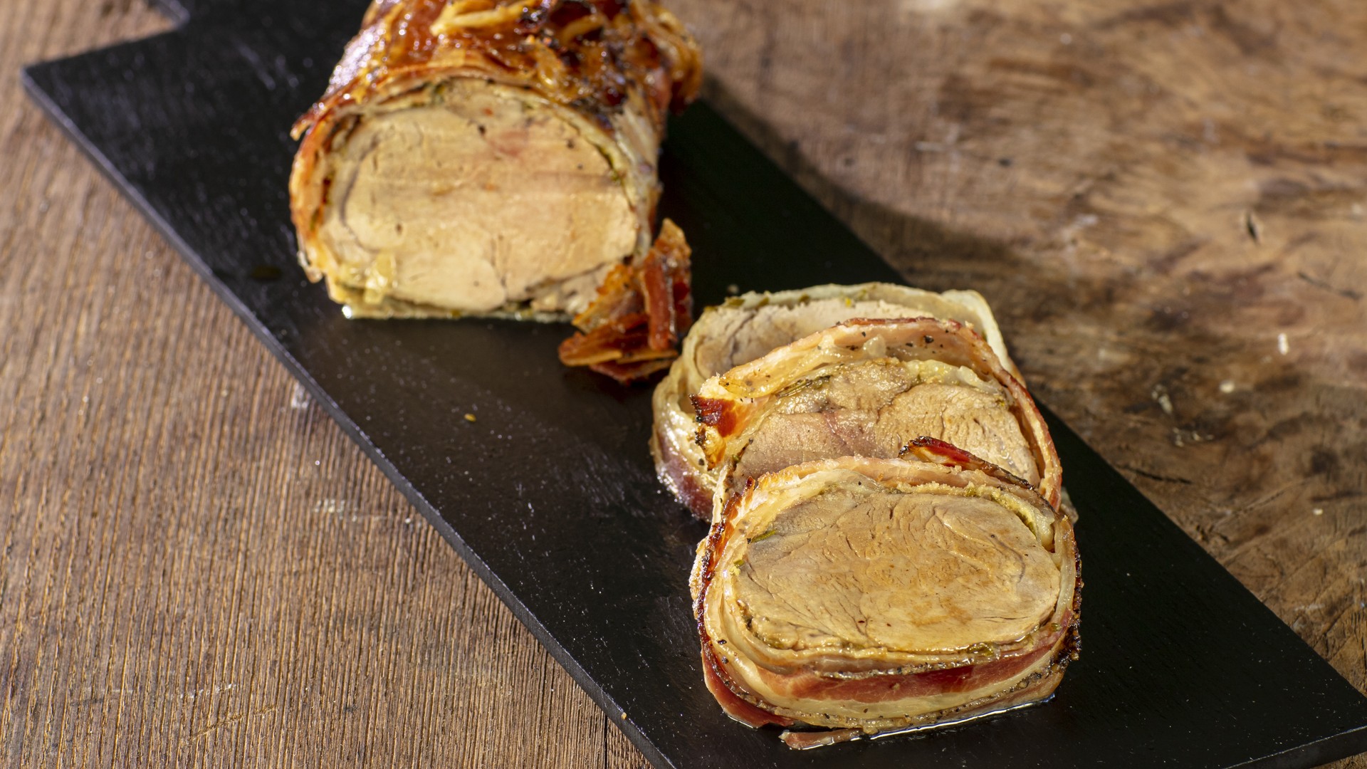 Filetto di maiale con pancetta - Ricette Casa Pappagallo