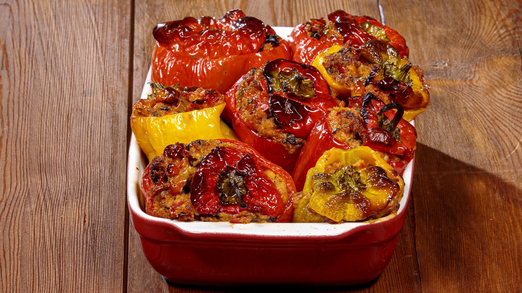 Peperoni al forno - Ricette Casa Pappagallo