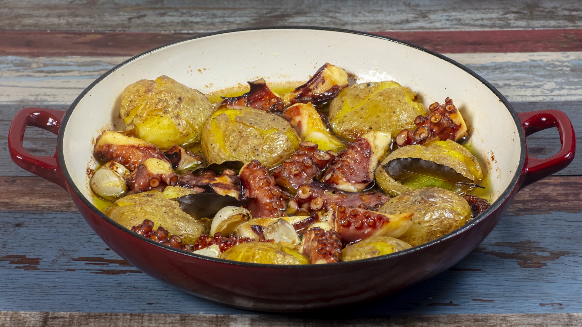 Polvo a lagareiro - Ricette Casa Pappagallo